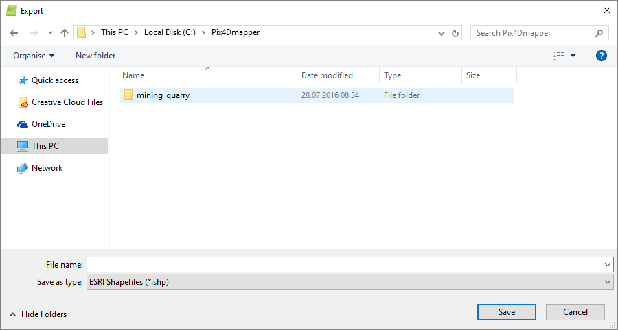 How to export objects in the rayCloud - PIX4Dmapper